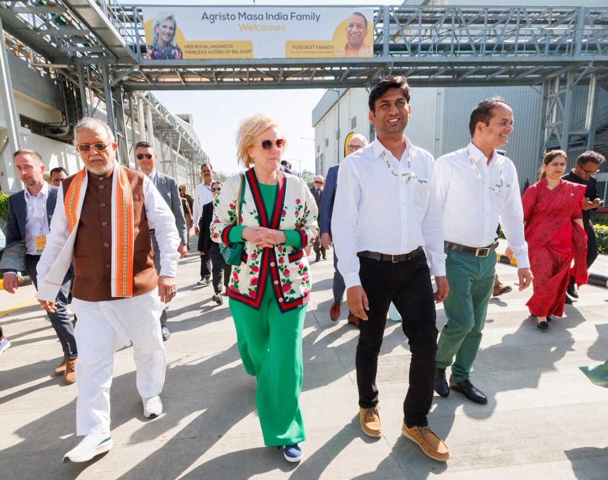 La princesse Astrid ouvre une usine de frites en Inde au début de sa ...