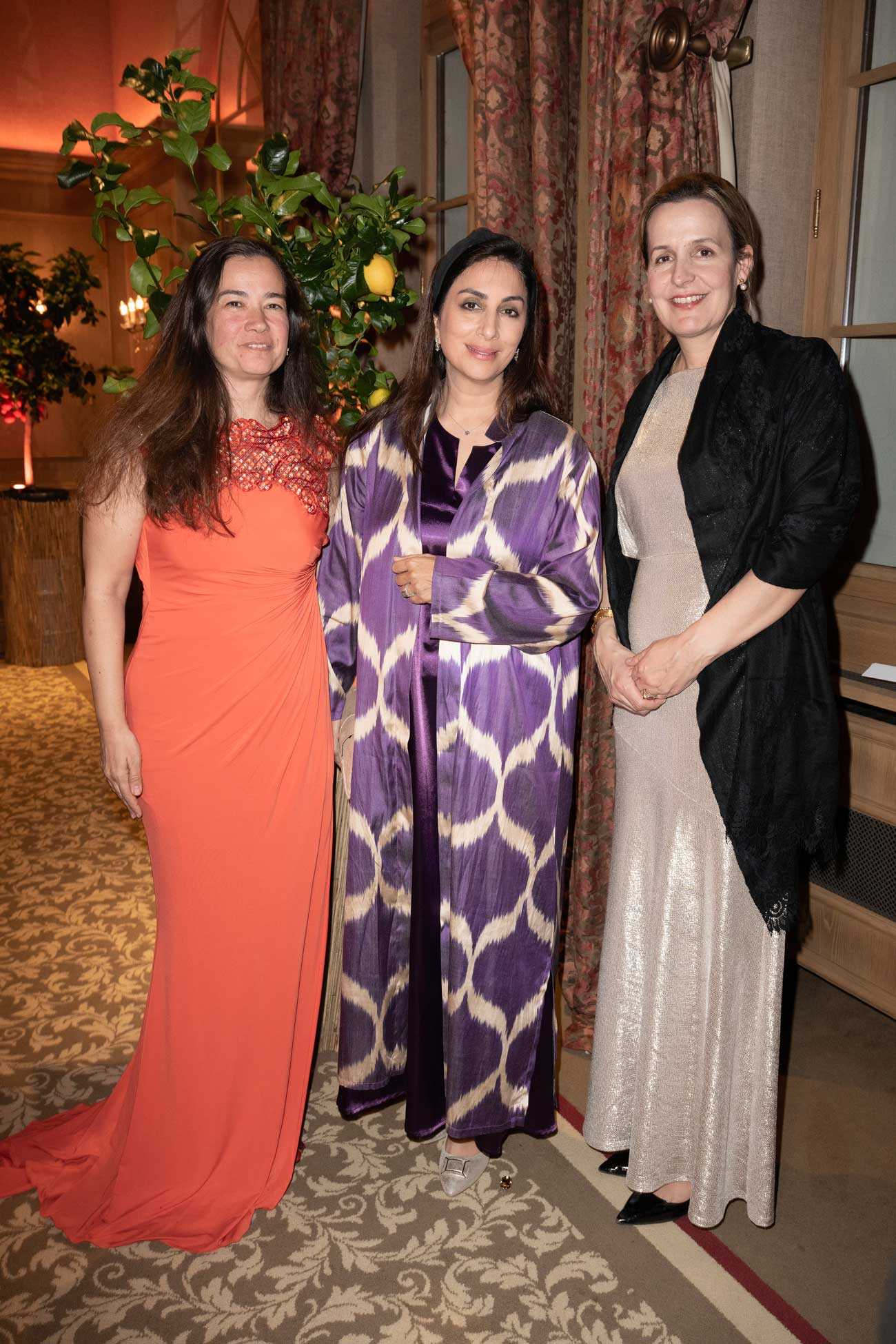 Le roi Fouad II, le comte de Paris et des princes de Liechtenstein ...