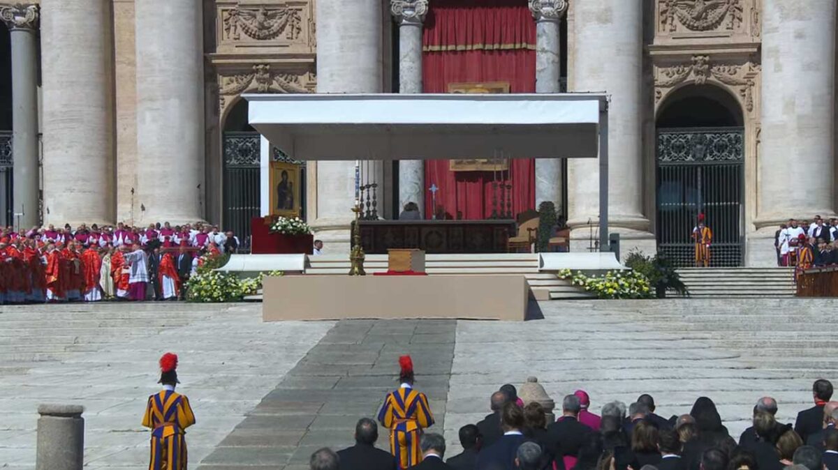 Les royautés aux funérailles du pape François