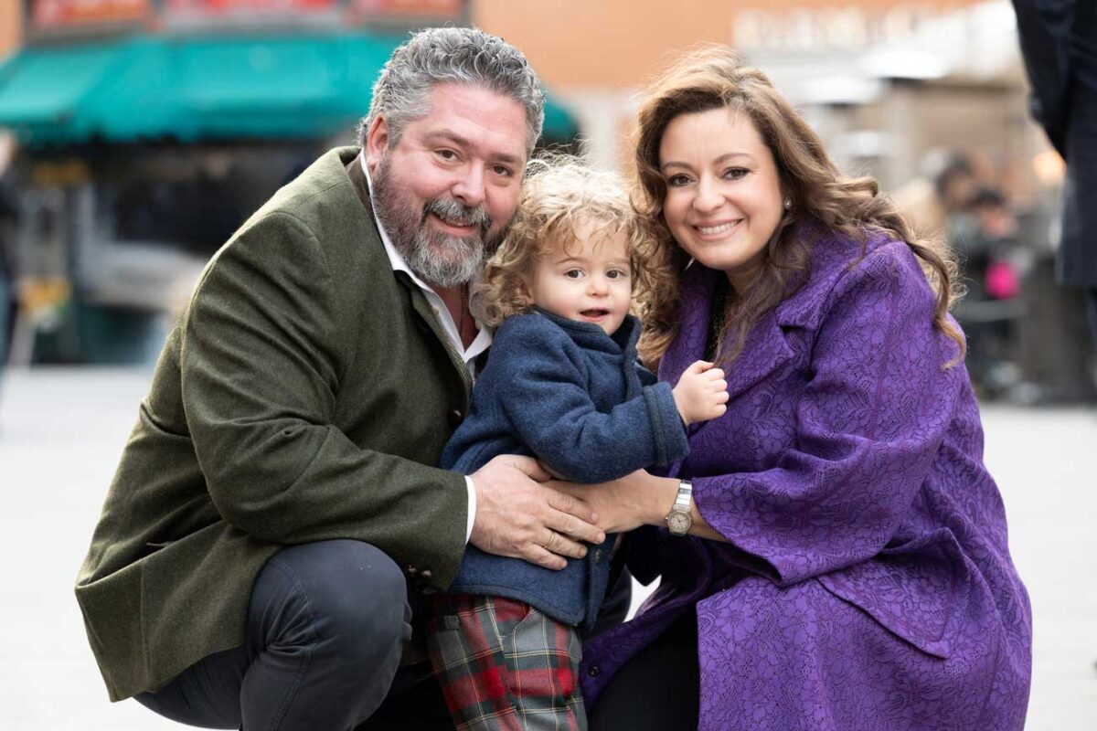 Derniers jours à trois à Rome pour le grand-duc Georges de Russie, la princesse Victoria et le ...