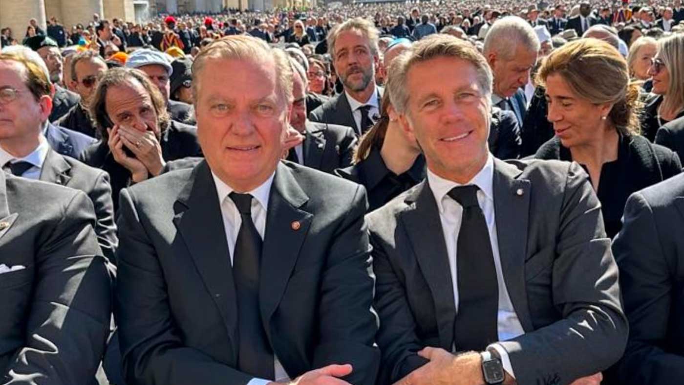 Le prince Emmanuel-Philibert de Savoie aux funérailles du pape François ...