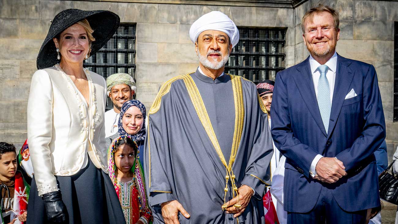 Le sultan d'Oman accueilli à Amsterdam par le roi Willem-Alexander et ...