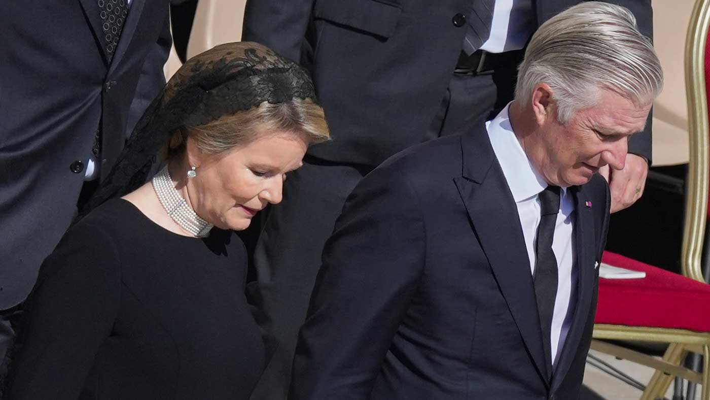 Les royautés aux funérailles du pape François