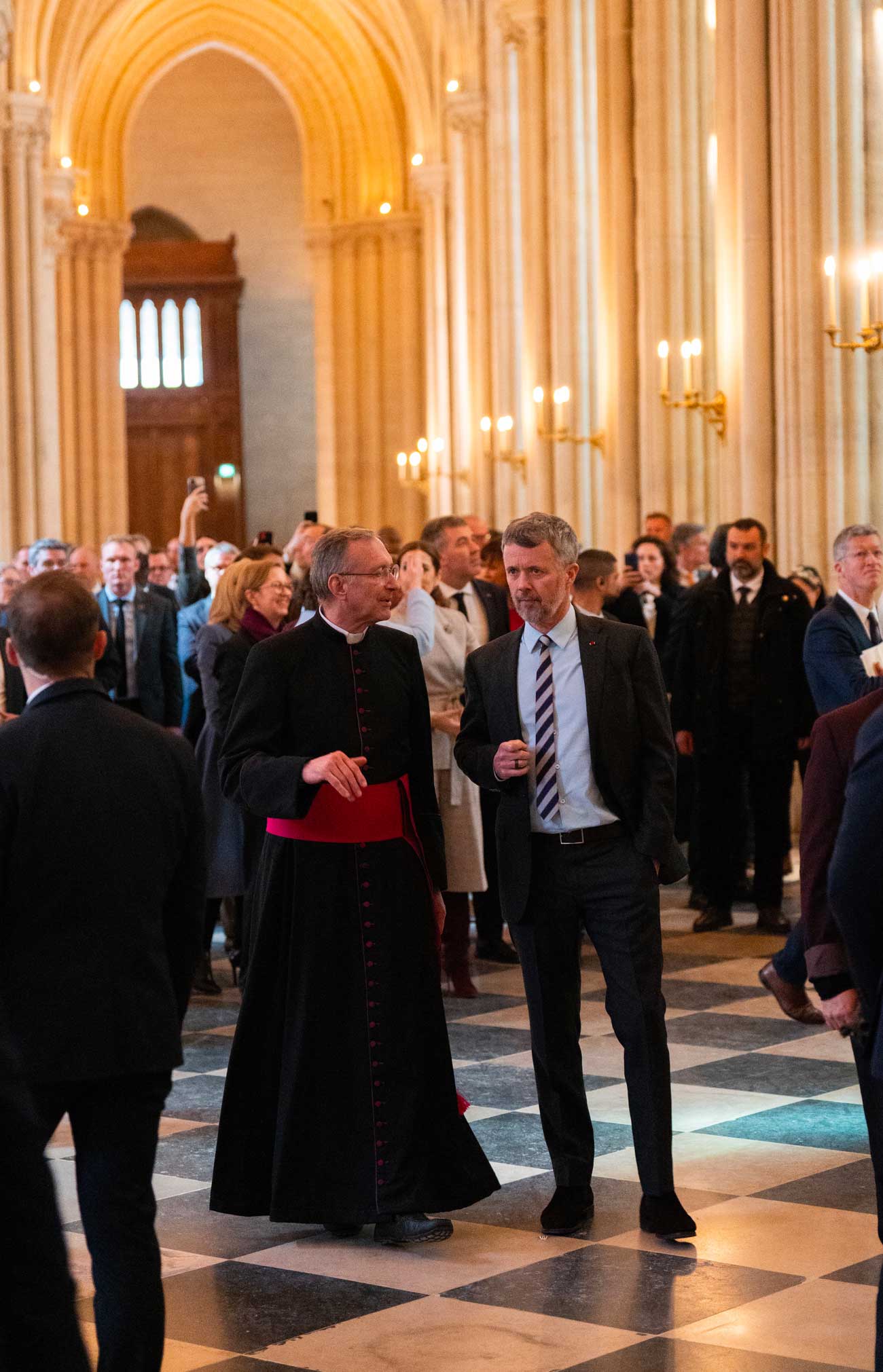 Les trois rois scandinaves rendent hommage au pape François