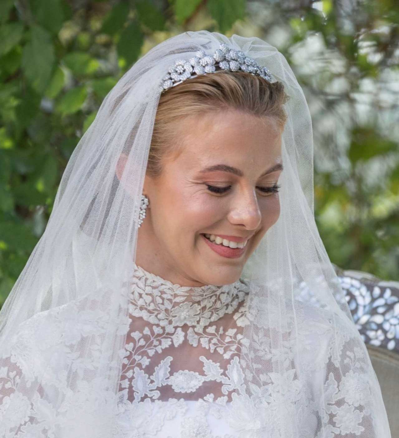 Le mariage de la princesse Aisha de Jordanie en présence du Roi et de l'héritier du trône dans ...