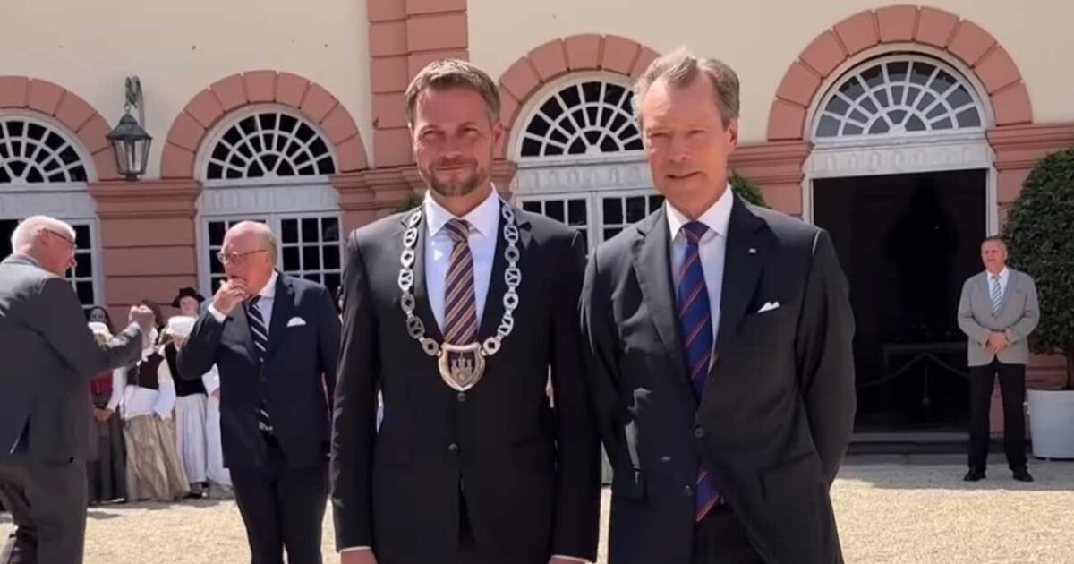 Le grand-duc Henri visite le berceau de la famille grand-ducale à Weilbourg