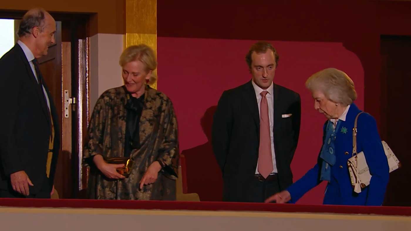 L'archiduchesse Gabrielle rejoint la princesse Astrid, le prince Lorenz ...