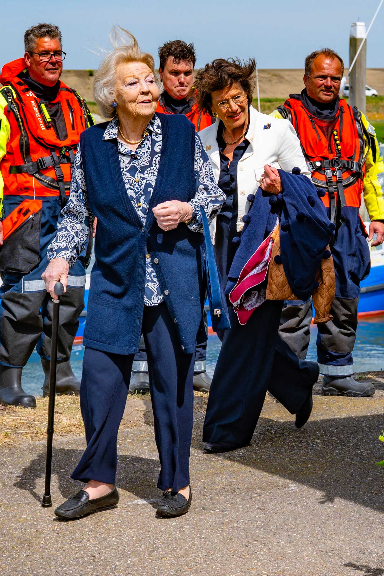 Sensations fortes pour la princesse Beatrix lors d'un exercice de ...