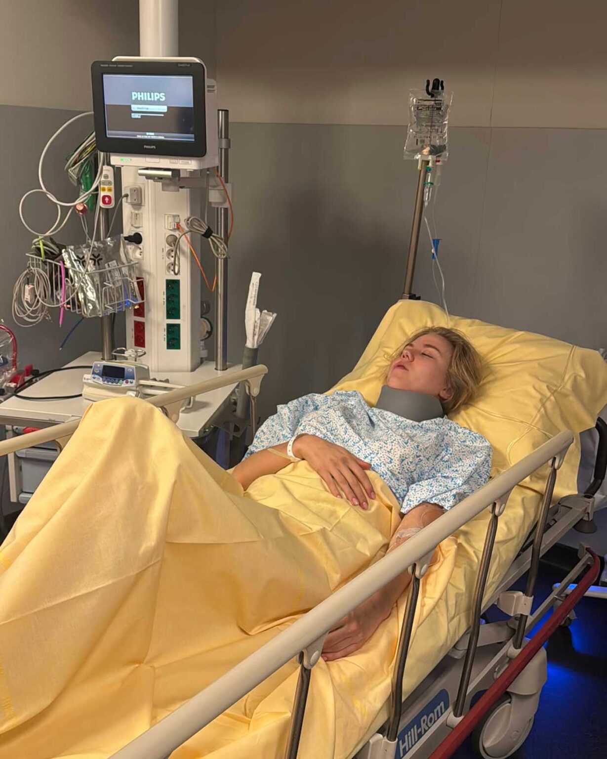 La princesse Maria Carolina échappe à la mort et se réveille aux soins ...