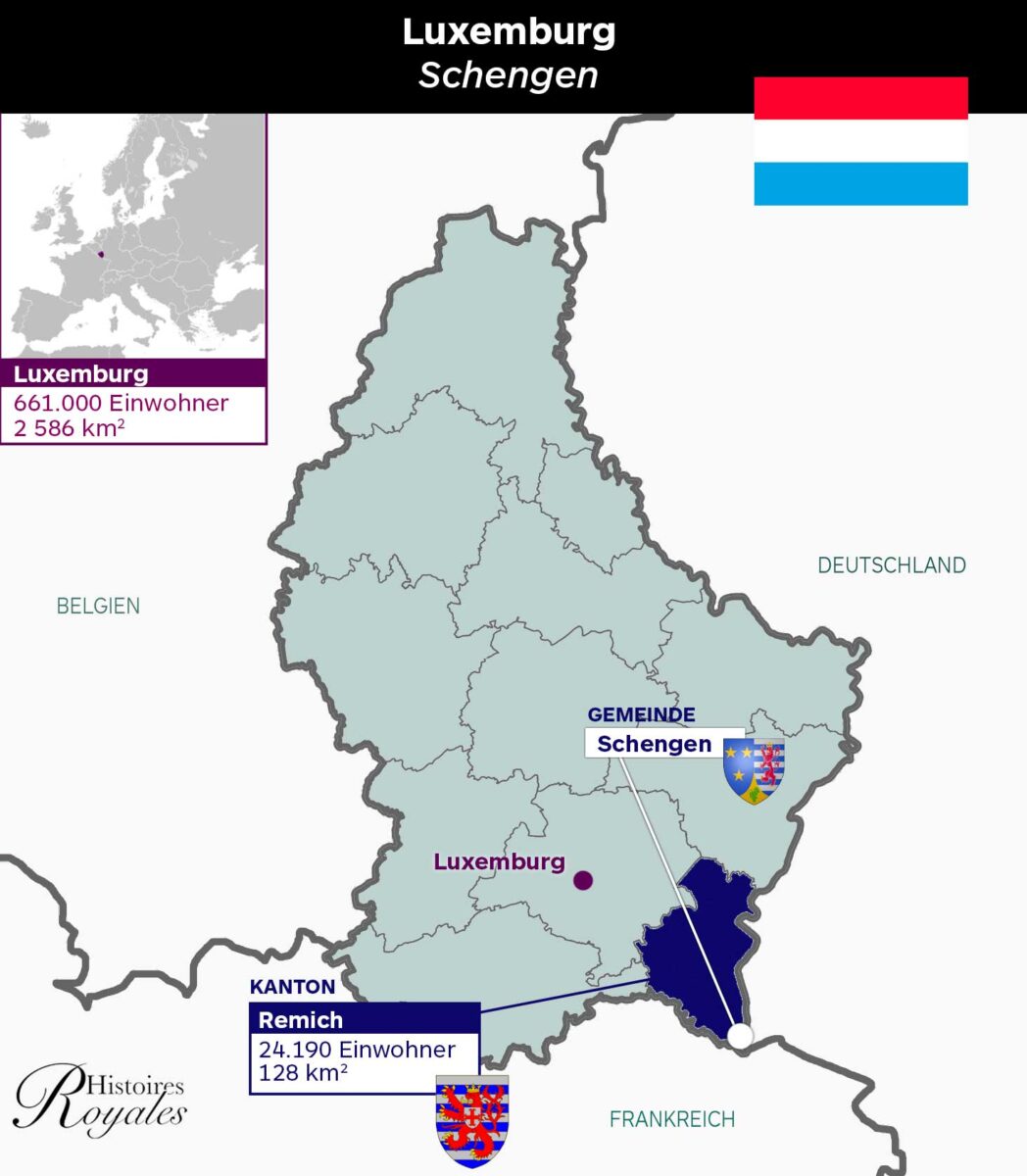 Prinzessin Marie-Astrid und Erzherzog Carl Christian bei Großherzog ...