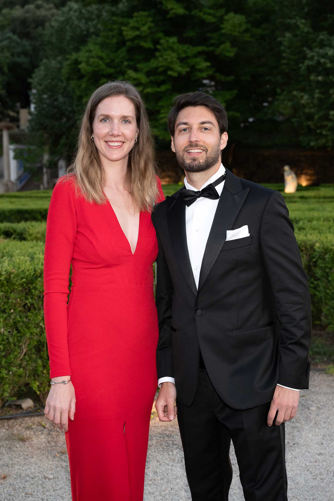 La princesse Léopoldine de Liechtenstein et son fiancé font leur ...