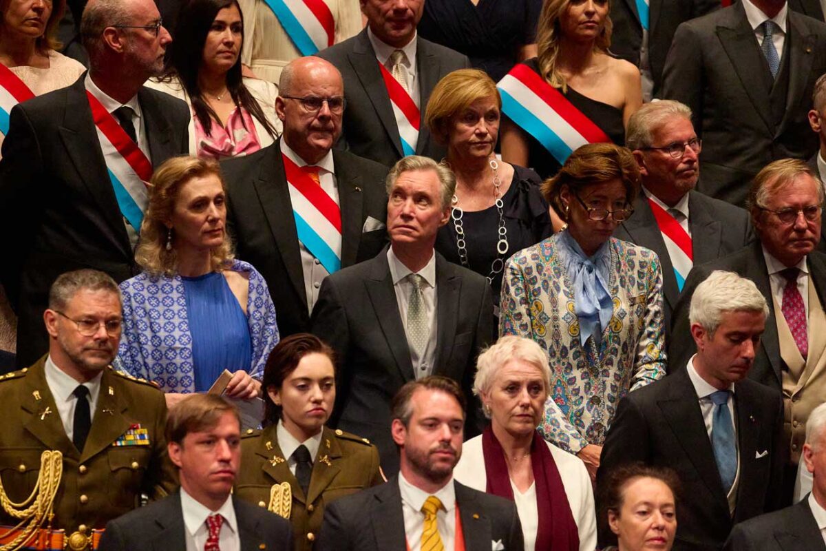 Seltenes Familientreffen der vier Geschwister des Großherzogs Henri von ...