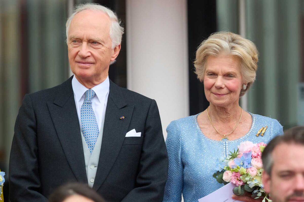 Seltenes Familientreffen der vier Geschwister des Großherzogs Henri von ...