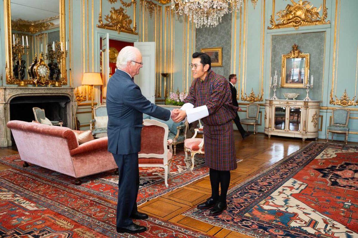 Retrouvailles entre le roi de Suède et le roi du Bhoutan à Stockholm