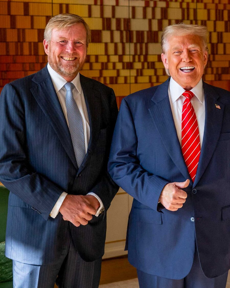 Donald Trump a pris le petit-déjeuner avec la famille royale des Pays ...