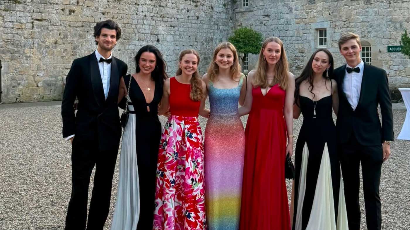 La princesa Elisabeth en el 30 cumpleaños de Pierre-Elzéar Latécoèreen ...