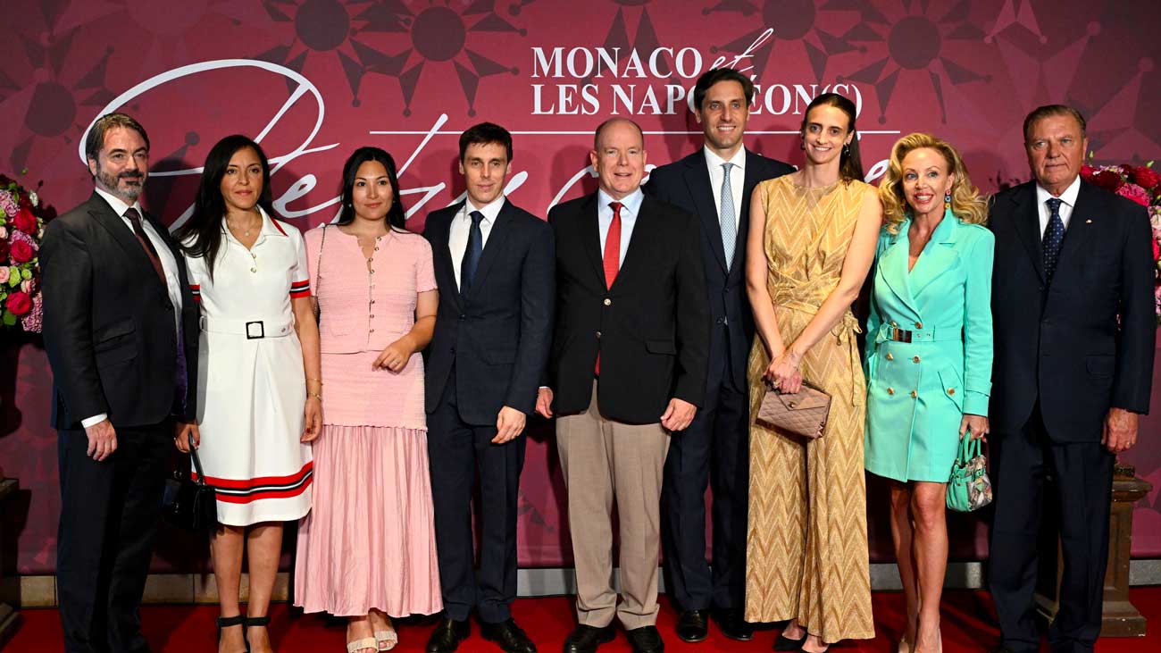 La famille impériale française et la famille princière monégasque ...