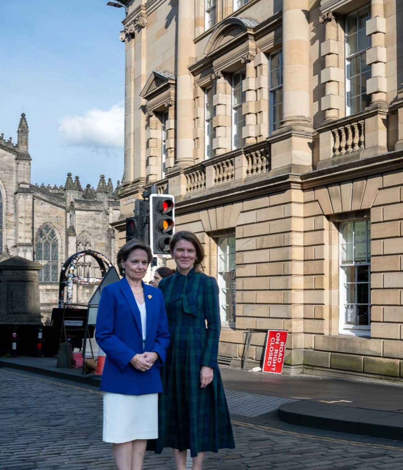 La princesse Sofia de Roumanie en Écosse pour le 150e anniversaire de la naissance de la reine Marie