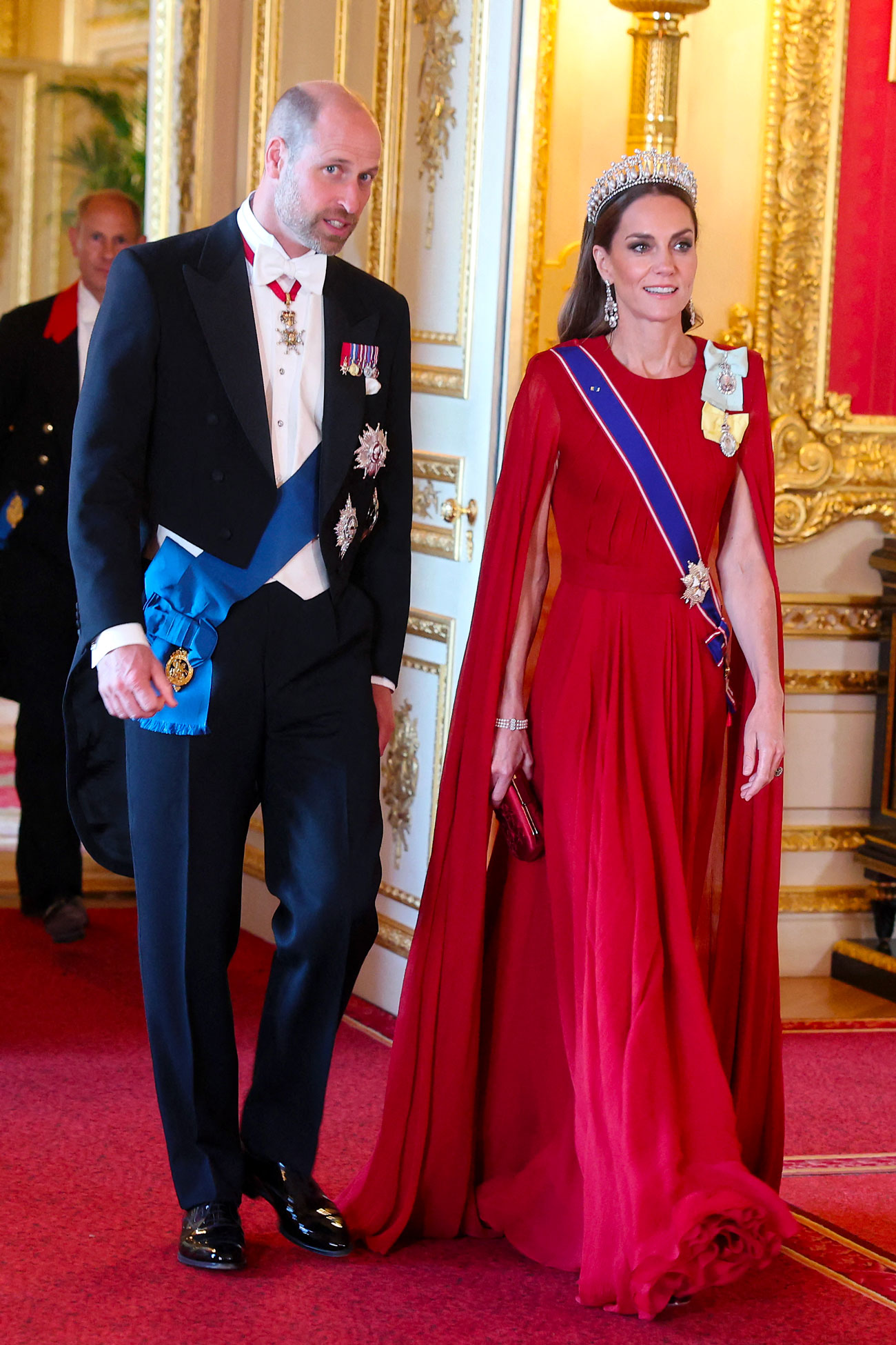 L'éblouissant retour de la princesse de Galles à son premier banquet d ...