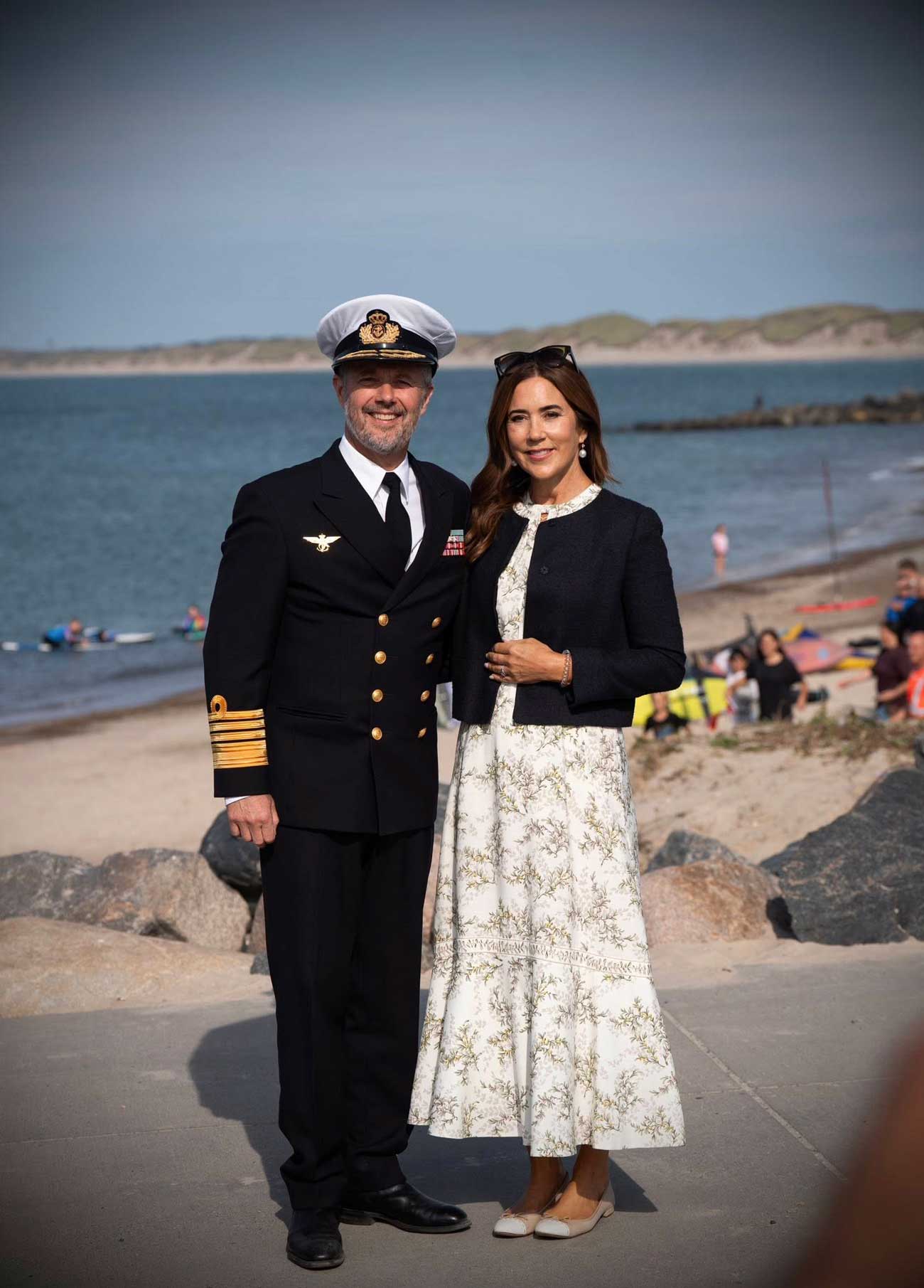 Le roi Frederik X et la reine Mary à Thisted au deuxième jour de leur croisière dans le nord du ...