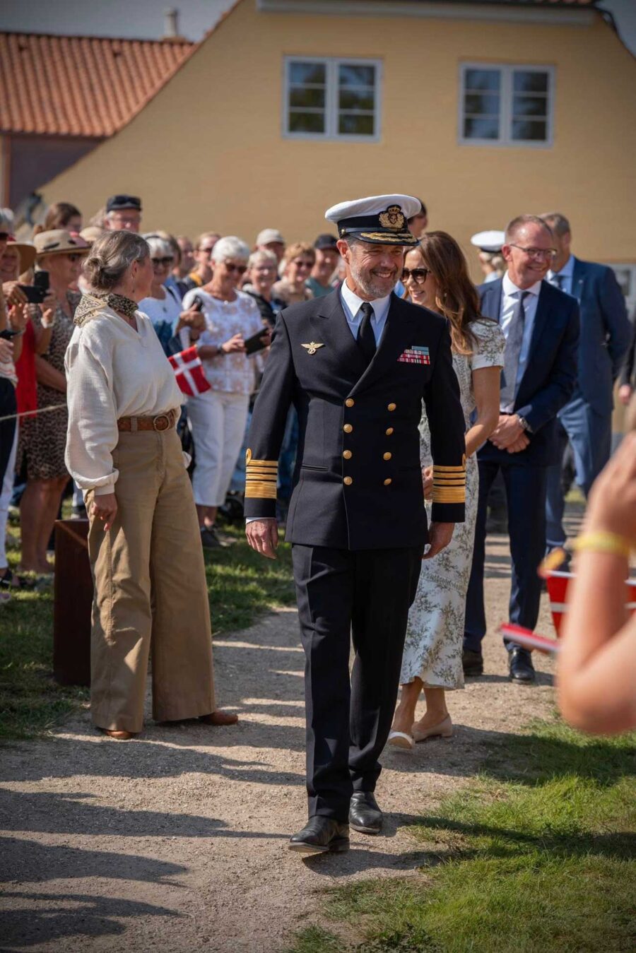 Le roi Frederik X et la reine Mary à Thisted au deuxième jour de leur croisière dans le nord du ...