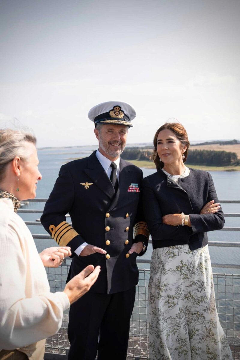 Le roi Frederik X et la reine Mary à Thisted au deuxième jour de leur croisière dans le nord du ...