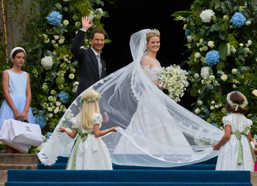 Les princes luxembourgeois au mariage de la princesse Marie Caroline de Liechtenstein