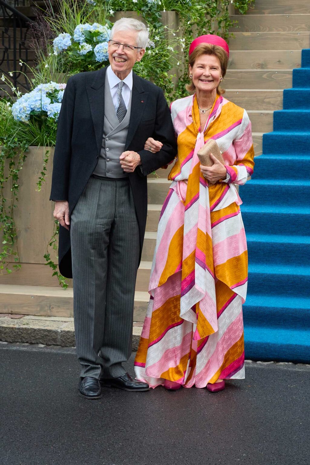 Les princes luxembourgeois au mariage de la princesse Marie Caroline de Liechtenstein