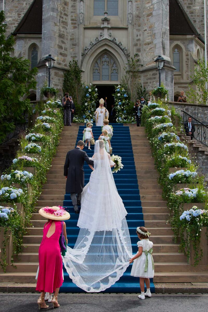 Le mariage de la princesse Marie Caroline de Liechtenstein célébré dans une Principauté en ...