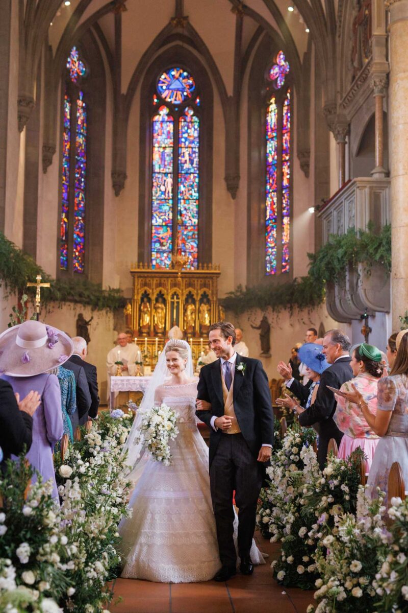 À l'intérieur de la cérémonie privée de mariage de la princesse Marie Caroline de Liechtenstein