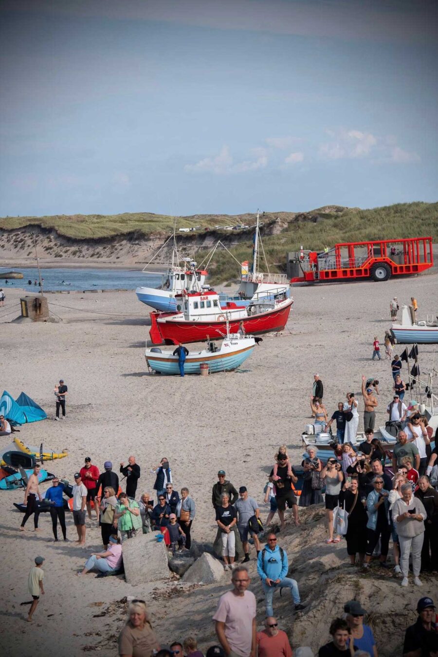 Le roi Frederik X et la reine Mary à Thisted au deuxième jour de leur croisière dans le nord du ...