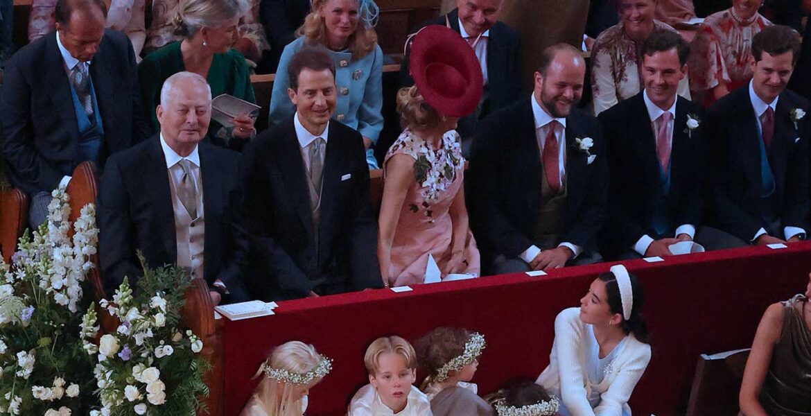 À l'intérieur de la cérémonie privée de mariage de la princesse Marie Caroline de Liechtenstein