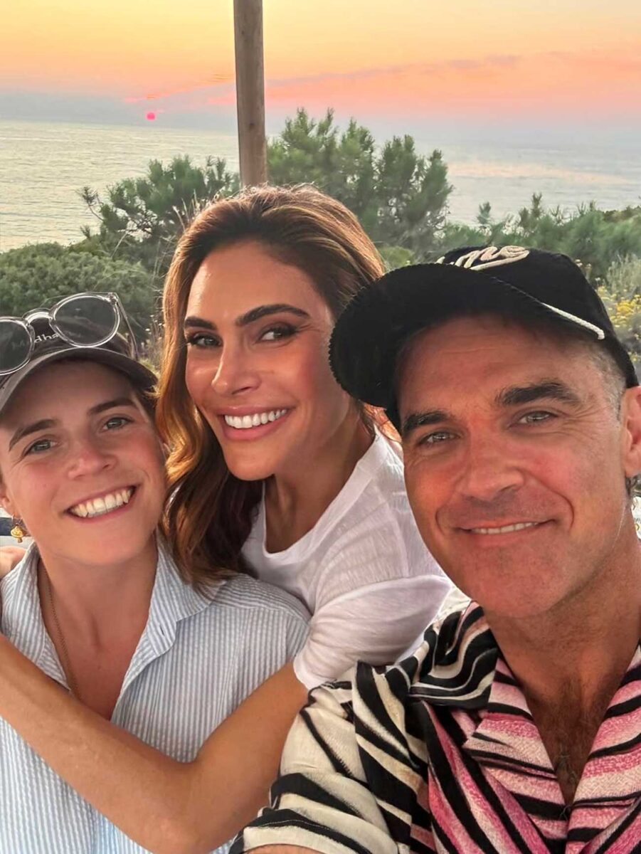 La princesse Eugenie accueille Robbie Williams et sa famille dans sa ...