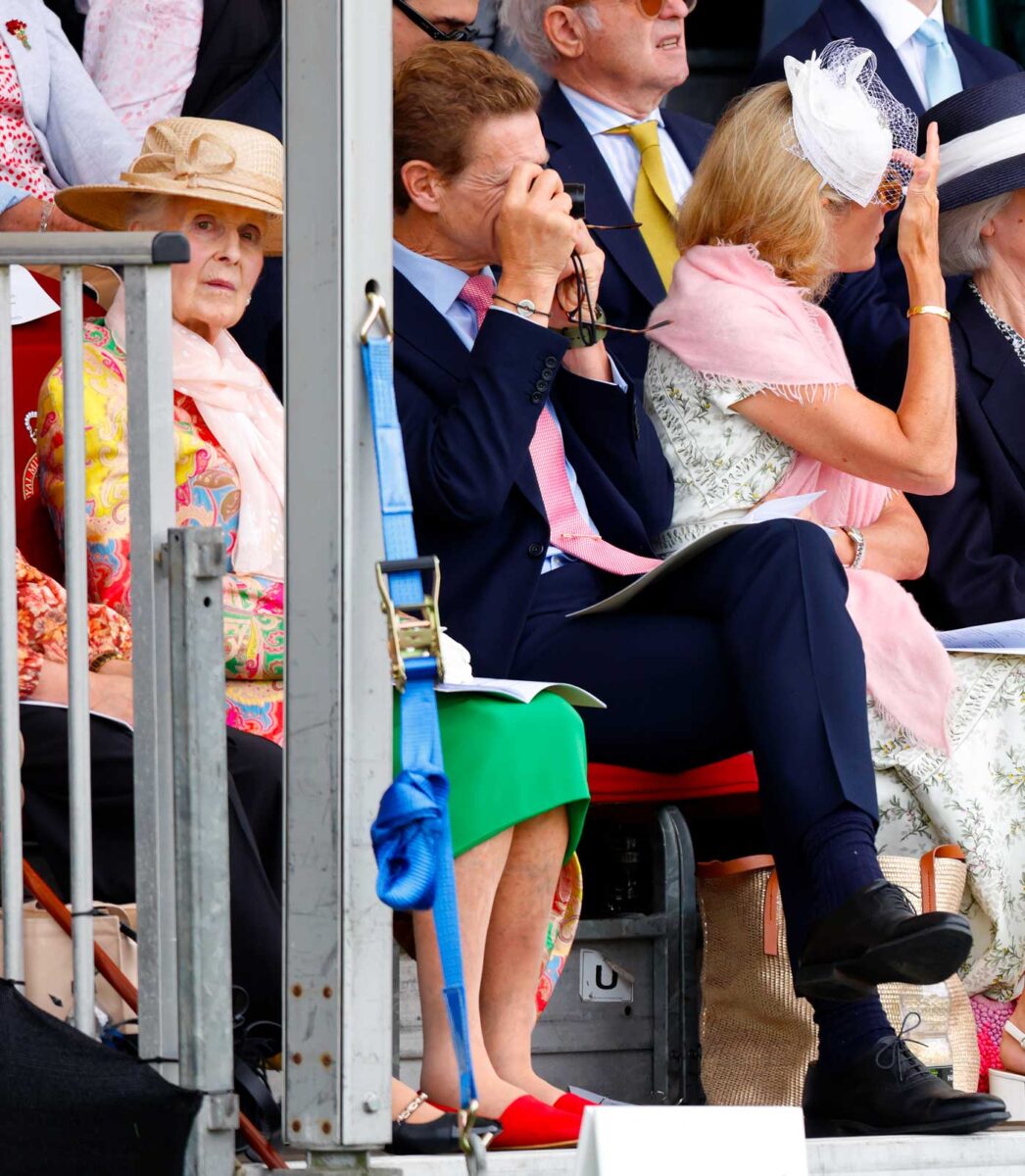 La princesse Alexandra fière de son petit-fils Alexander Ogilvy lors d ...