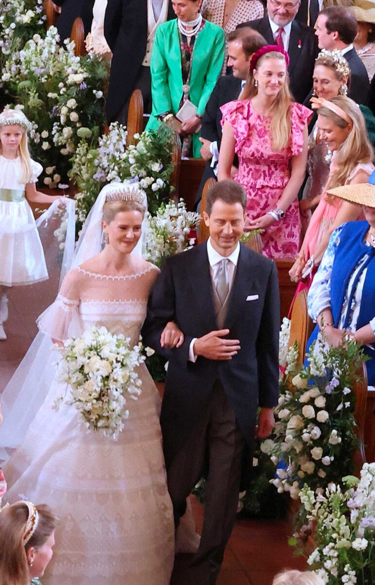 Archiducs et archiduchesses d'Autriche au mariage de la princesse Marie ...
