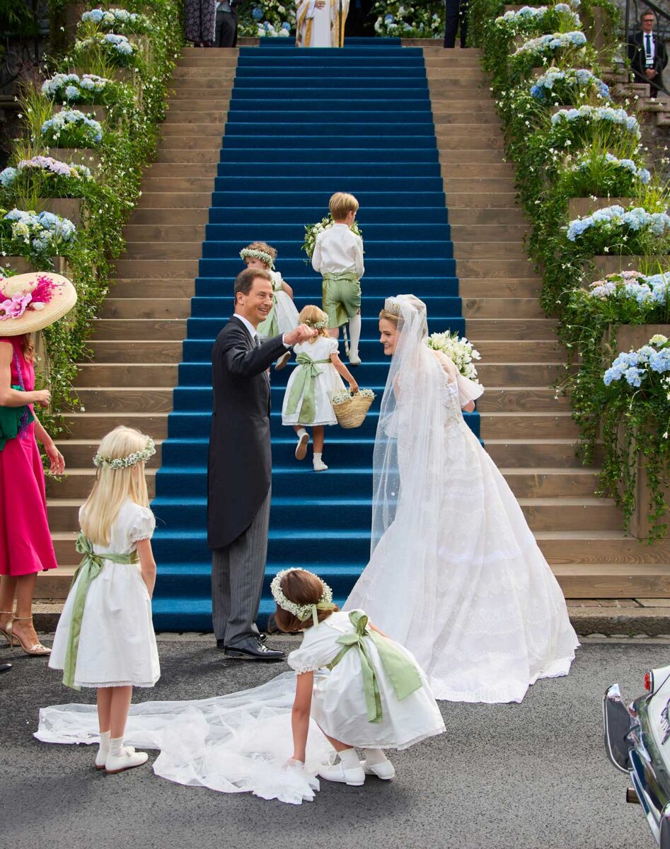 Le mariage de la princesse Marie Caroline de Liechtenstein célébré dans une Principauté en ...