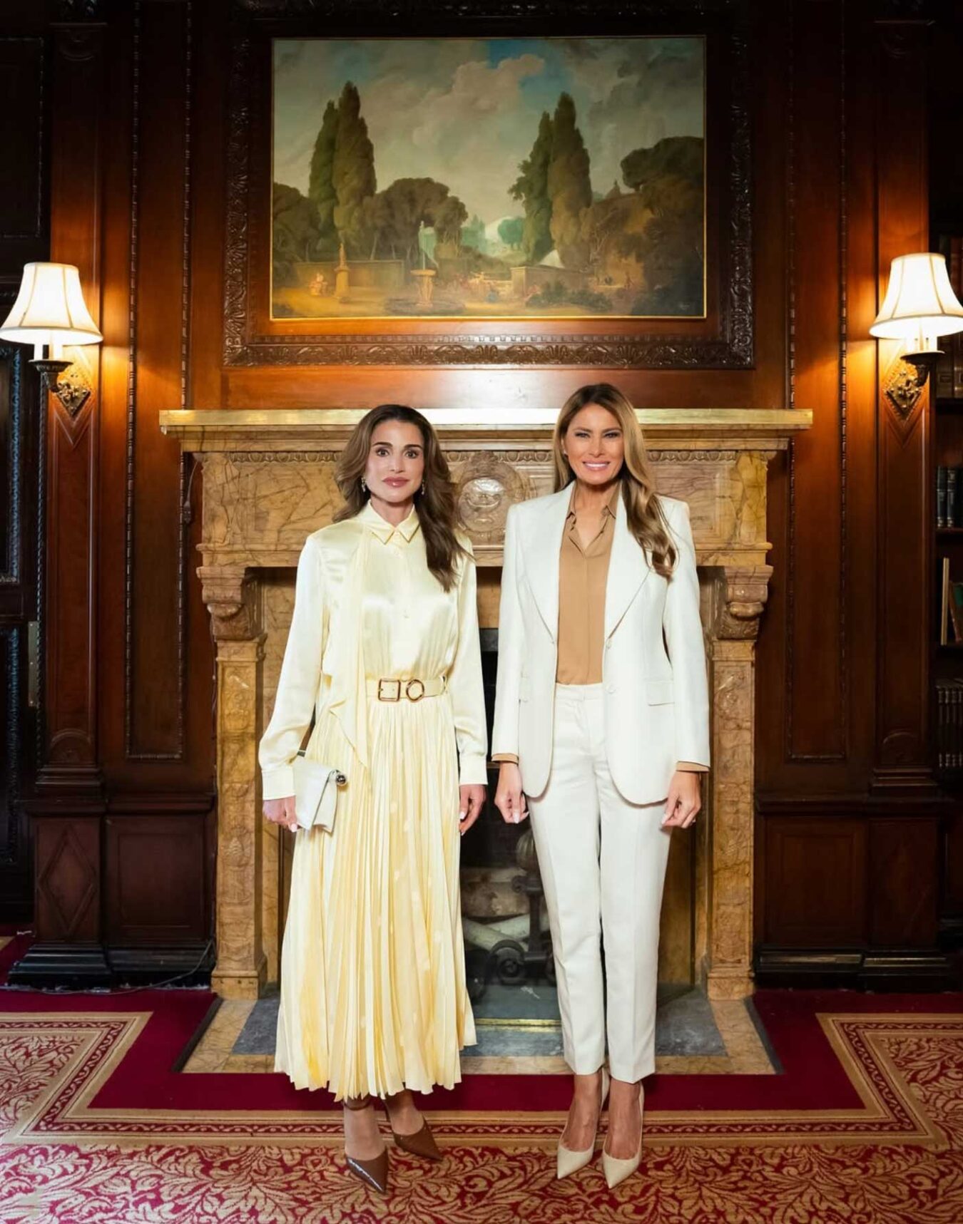 Les retrouvailles de la reine Rania et de Melania Trump à New York