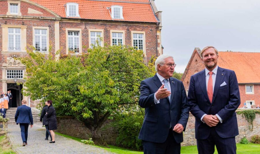 Le roi Willem-Alexander auprès du président allemand à Münster