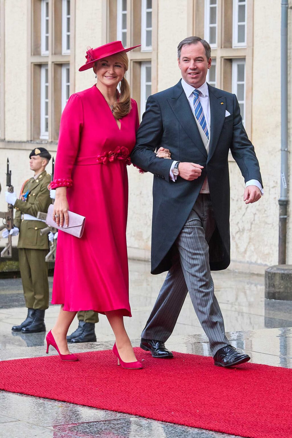 Die Prinzen von Nassau feiern die Thronbesteigung von Großherzog Guillaume