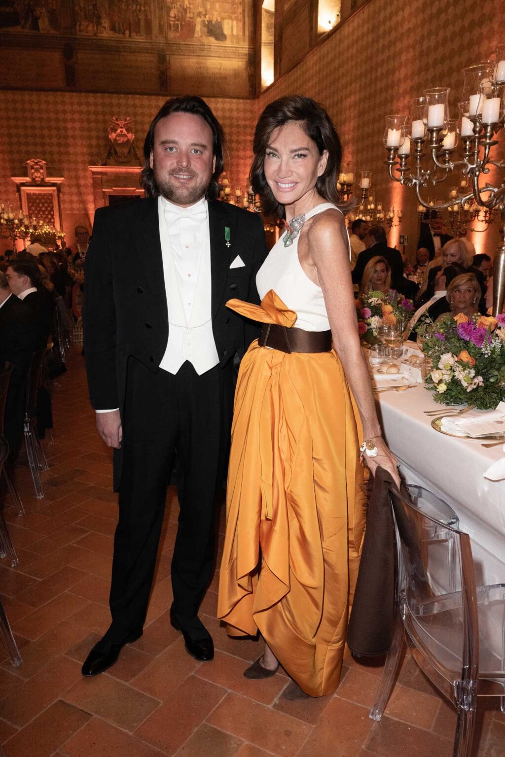 Le prince Emmanuel-Philibert et Adriana Abascal en majesté à Rome au ...