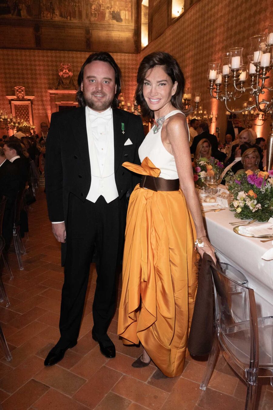 Le prince Emmanuel-Philibert et Adriana Abascal en majesté à Rome au ...