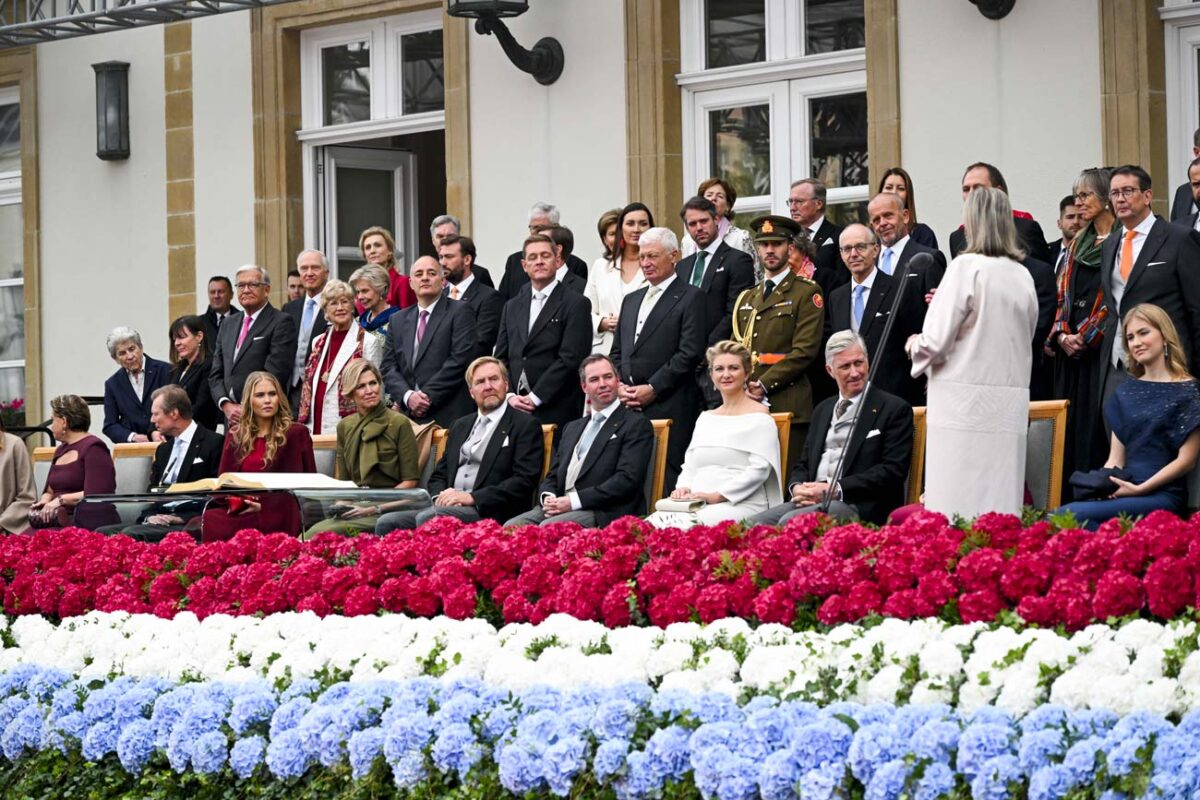 La première cérémonie officielle du grand-duc Guillaume après être ...