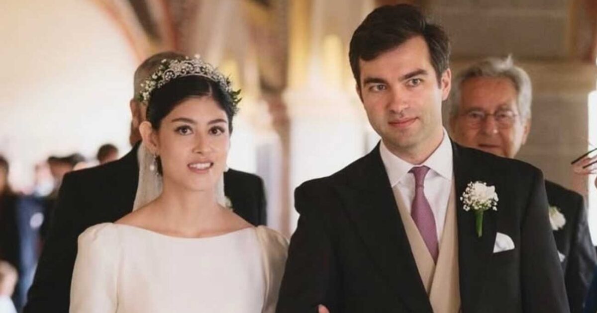 Prinz Peter und Prinzessin Yurina heiraten im Schloss Sayn vor einer ...