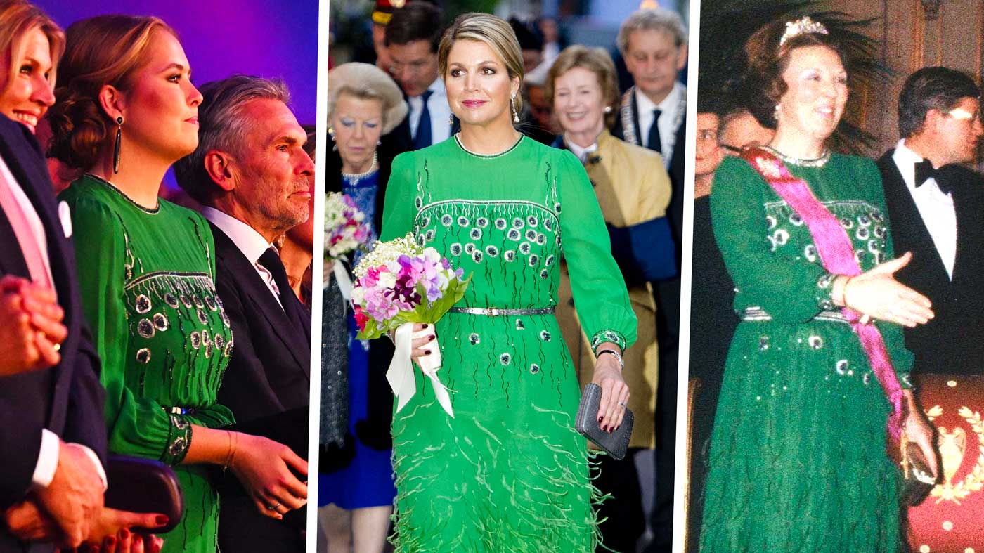 Beatrix, Máxima et Amalia des Pays-Bas se transmettent cette robe en ...