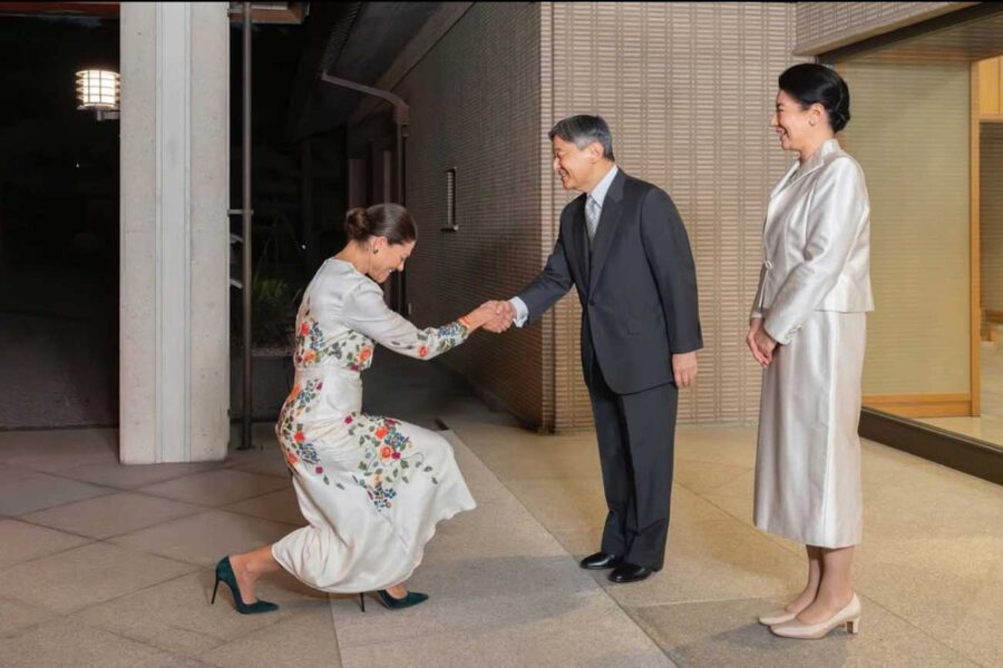 Kronprinzessin Victoria speist mit Kaiser Naruhito