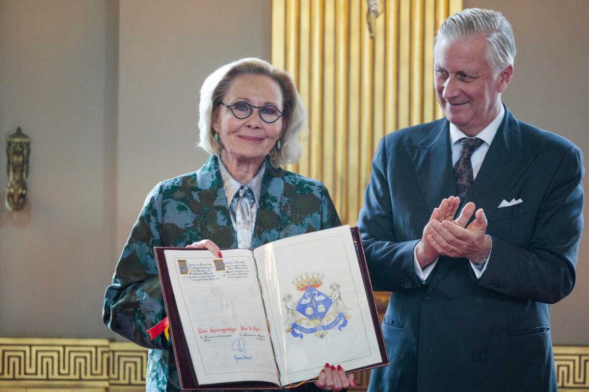 Le roi Philippe reçoit les nouveaux barons du royaume de Belgique au ...