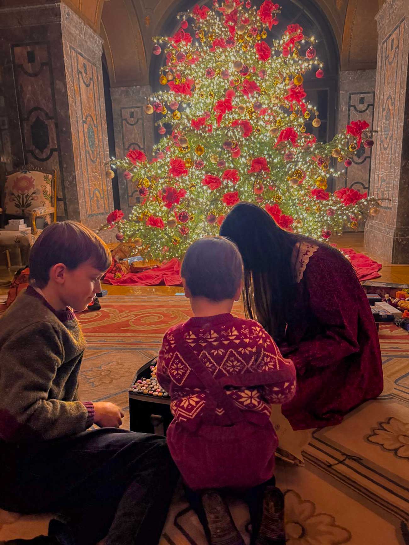 La grande-duchesse Maria Teresa dévoile des photos privées de son Noël ...