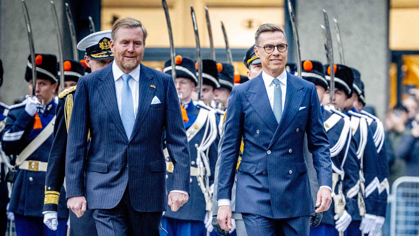 Le roi Willem-Alexander et la reine Máxima accueillent le président ...