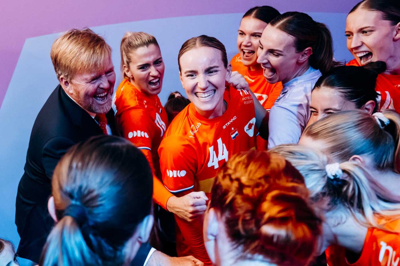 Le roi Willem-Alexander assiste à la victoire des Pays-Bas en quart de ...