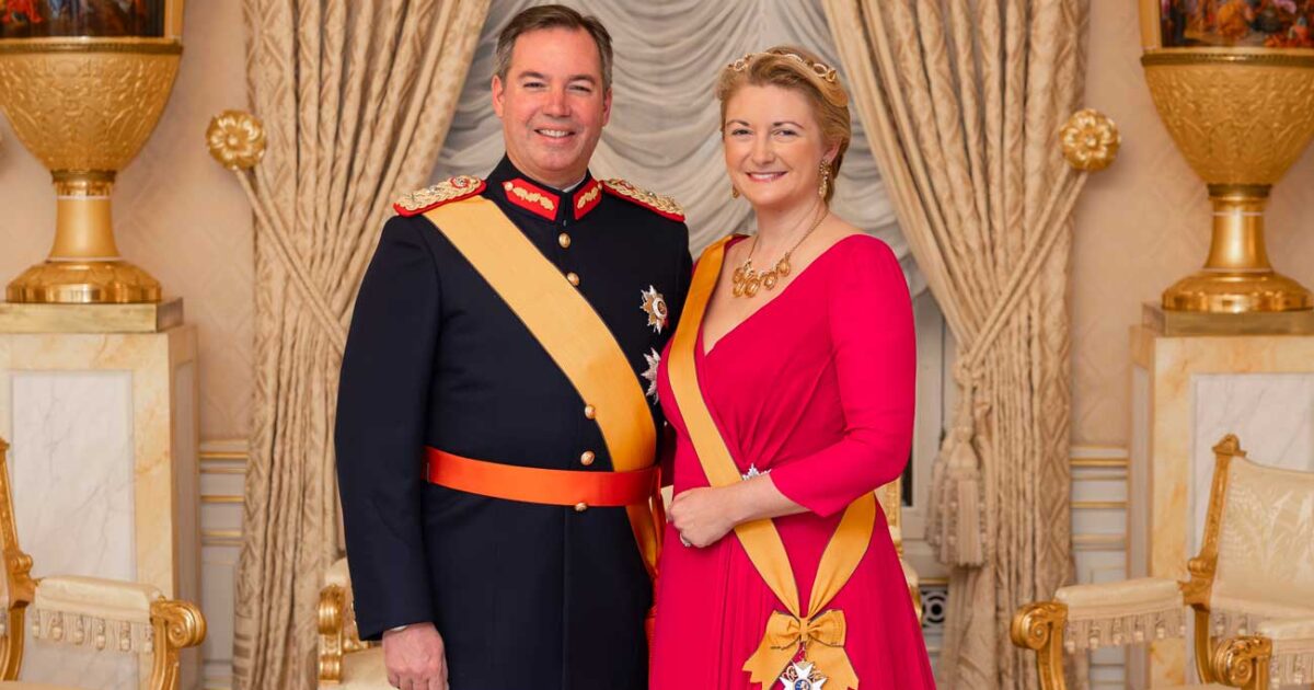 La grande-duchesse Stéphanie porte son diadème de citrine lors de la ...